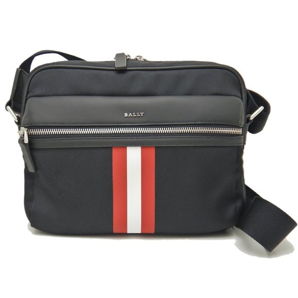 OTHERS | Bags | Bally Shoulder Bag Thareko Nylon X Leather Black 25595 ...